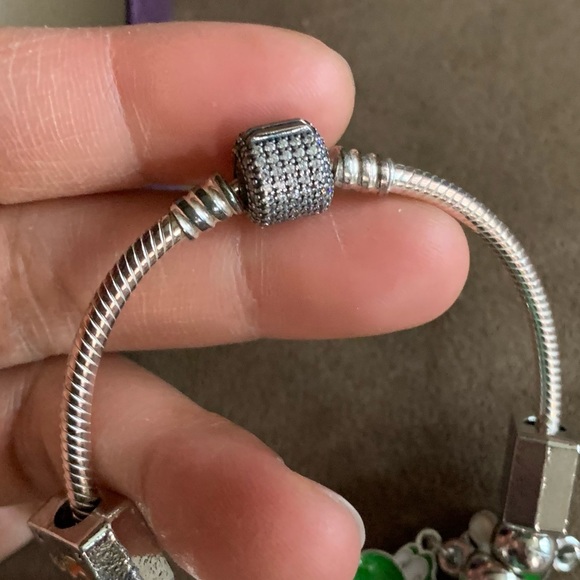 Pandora | Jewelry | Pandora Pave Clasp Bracelet W Super Mario Bros ...
